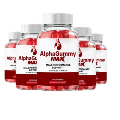 5-Pack Alpha Gummy Max for Men – AlphaGummy Max Male Support Gummies ...