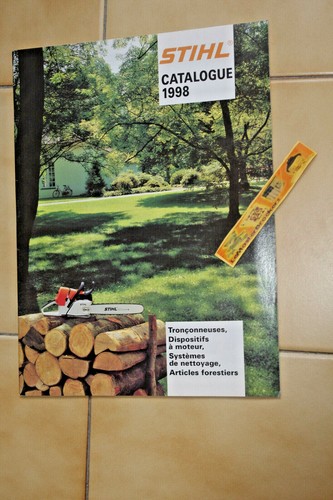 STIHL 1998 Tronçonneuses Articles forerstiers .... Brochure catalogue ...