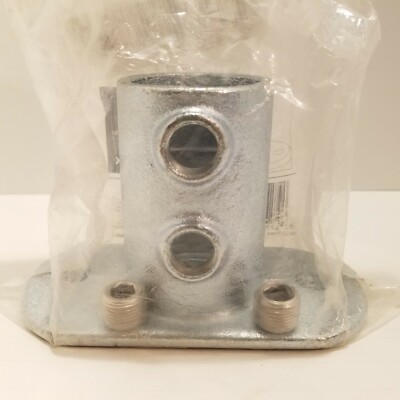 Steel-Tek 737785, 1-1/4” Steel Structural Pipe Fitting Rail Support ...