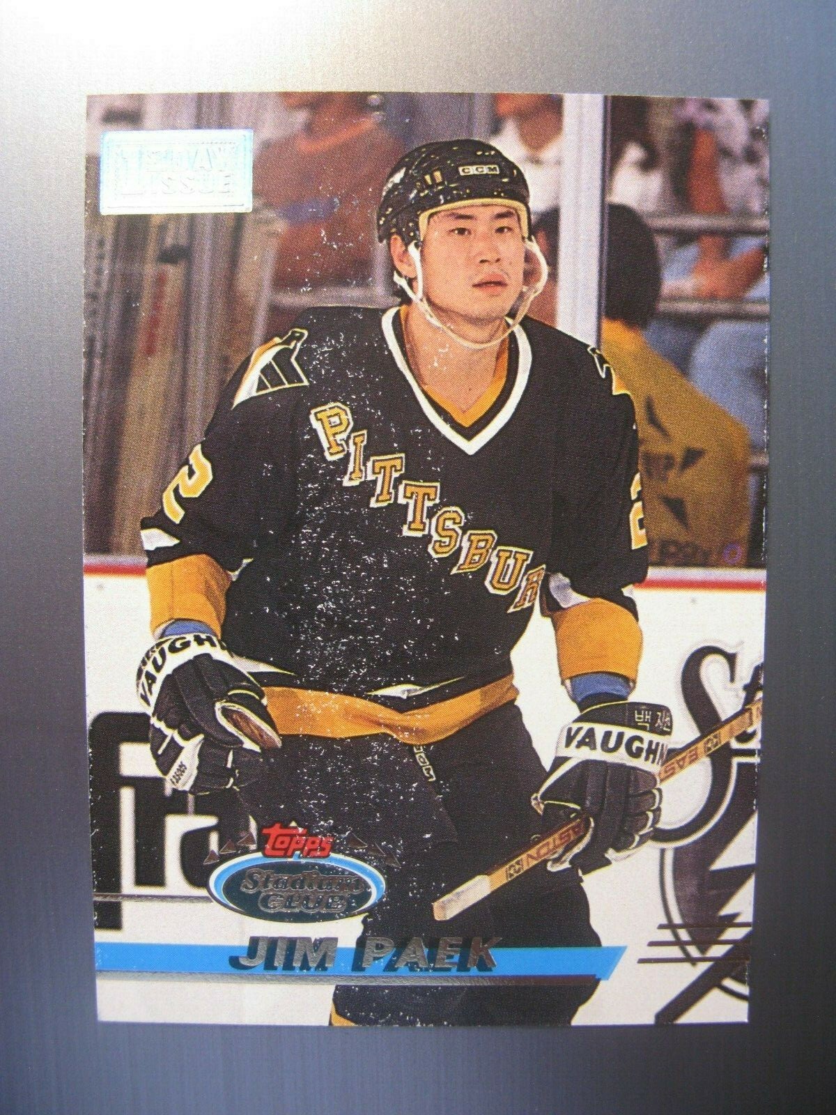 1993-94 Stadium Club First Day 1st Jim Paek #401 Pittsburgh Penguins ...