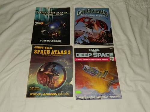 RPG Lot 4 Bks Gurps Space Atlas 3, Gatecrasher, Starmada, Tales from ...