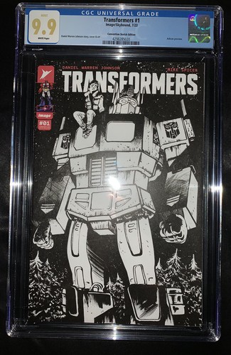 SDCC 2023 Transformers #1 Skybound B&W Ashcan Variant Panel Exclusive ...