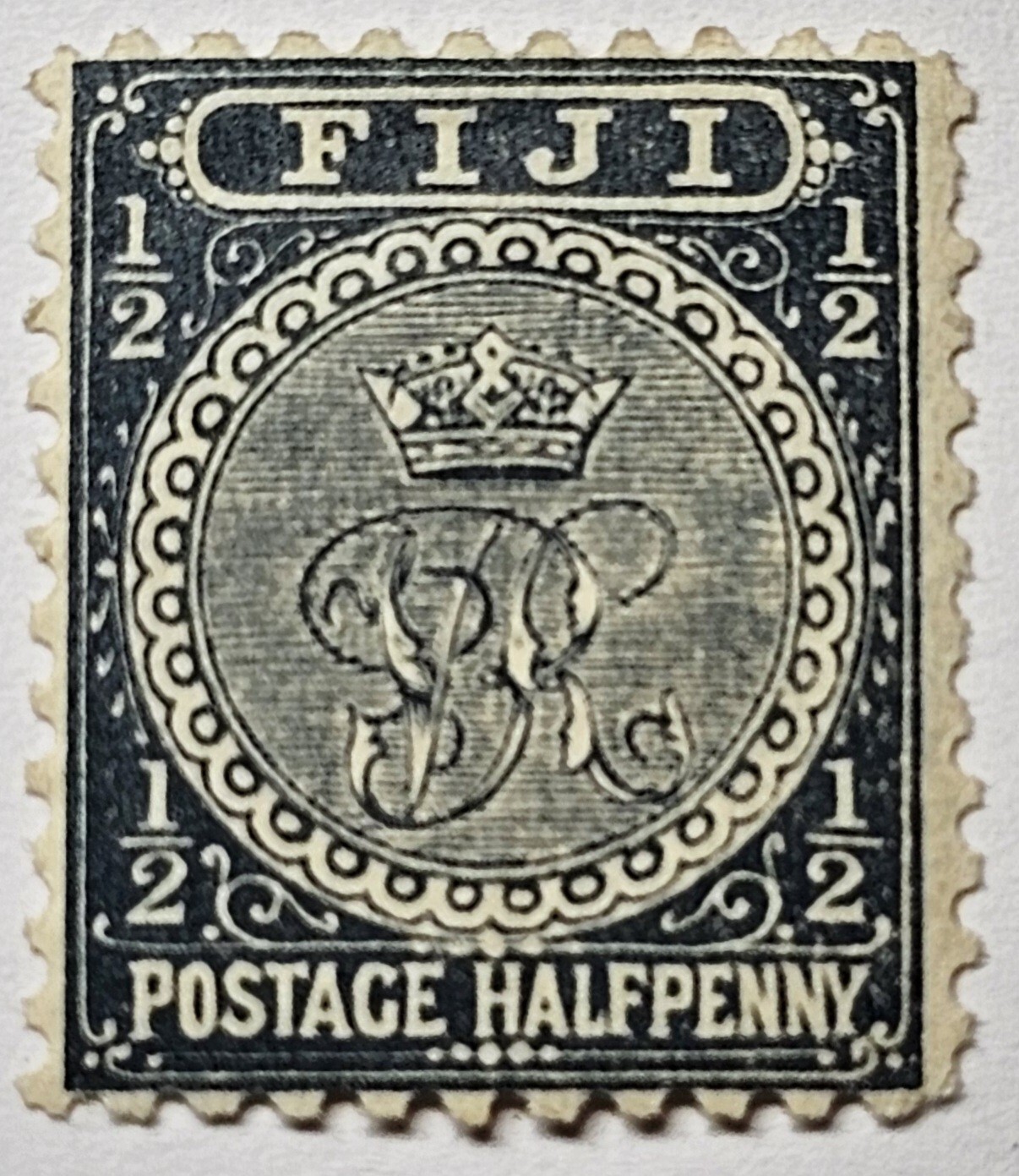 FIJI CLASSIC 1891 SUPERB 1/2d Slate Original Gum MM | eBay