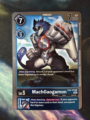Digimon TCG MachGaogamon EX4-019 R Alternative Being Near Mint | eBay