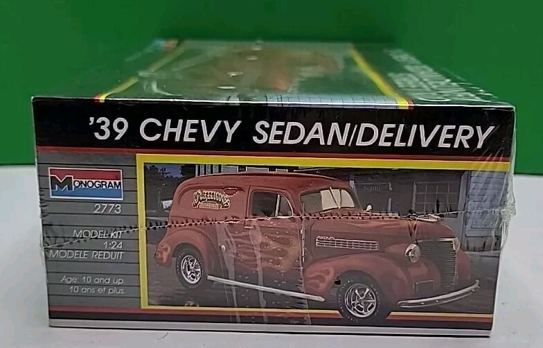 1987 Monogram 1939 Chevy Sedan Delivery Street Rod 1/24 Model Kit - Sealed | eBay
