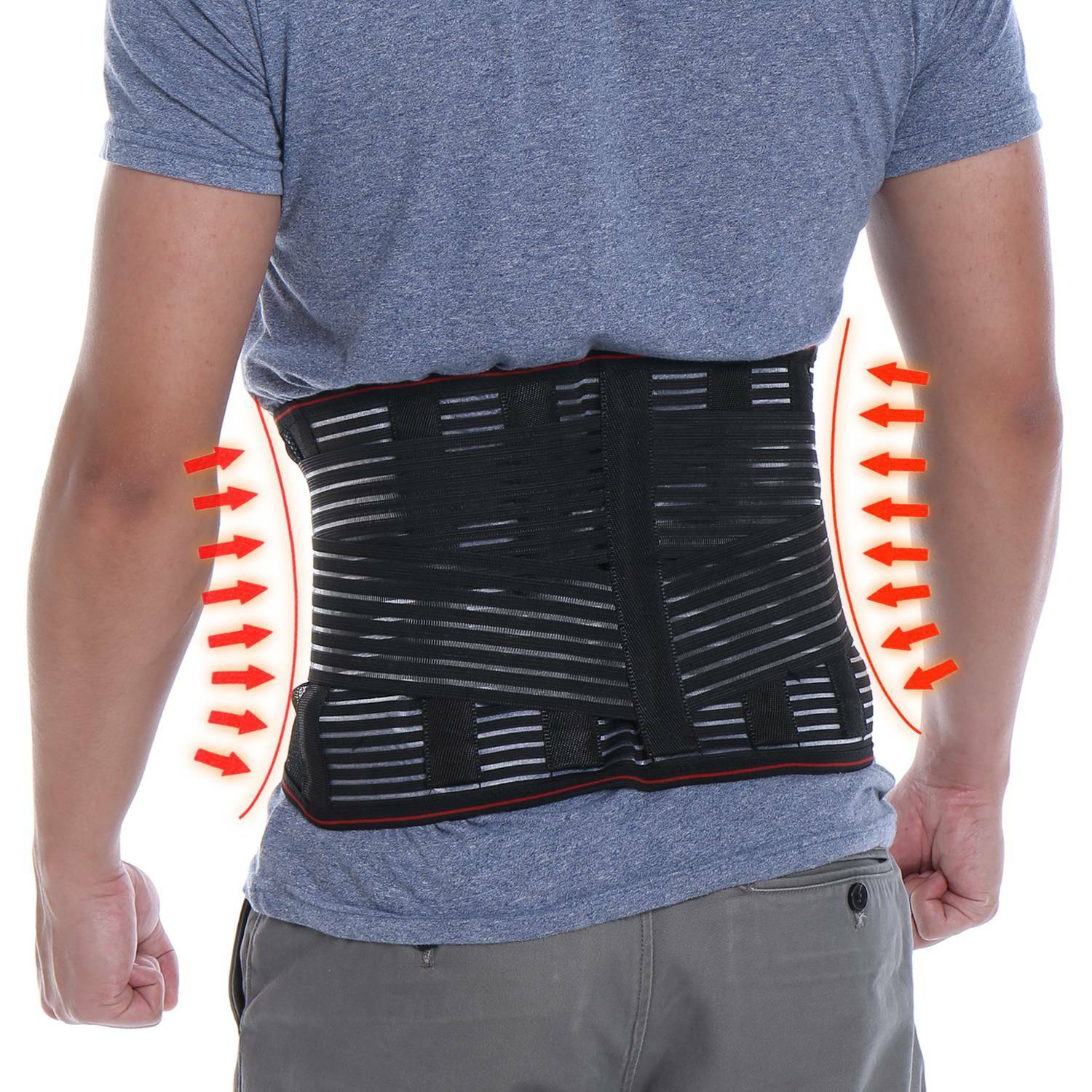 Ergonomic Waist Support Brace for Women Men Lumbar Relieve Pain Belt ...