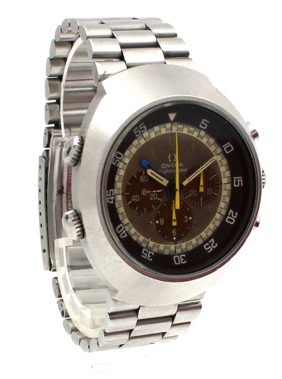 VINTAGE OMEGA FLIGHTMASTER Ref. 145.026 CHRONOGRAPH WATCH Caliber 911 ...