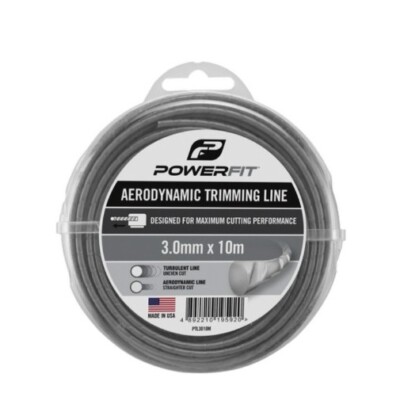 Powerfit 3.0mm x 10m Mono Extruded Dimpled Trimmer Line Whipper snipper ...