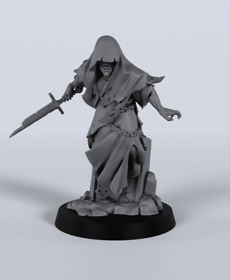 Ghost Phantom Wraith Titan Forge Miniature Dungeons and Dragons Mini ...