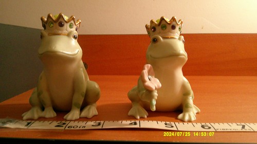 LENOX FROG PRINCE & PRINCESS SET ~TWO VINTAGE FROGS~ | eBay