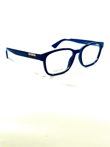 Gucci GG0749O 006 55mm Blue Eyeglasses Frames Italy GG 0749O | eBay