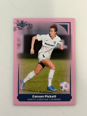 CARSON PICKETT 2022 Parkside NWSL Paramount Pink Parallel Card 130/225 ...