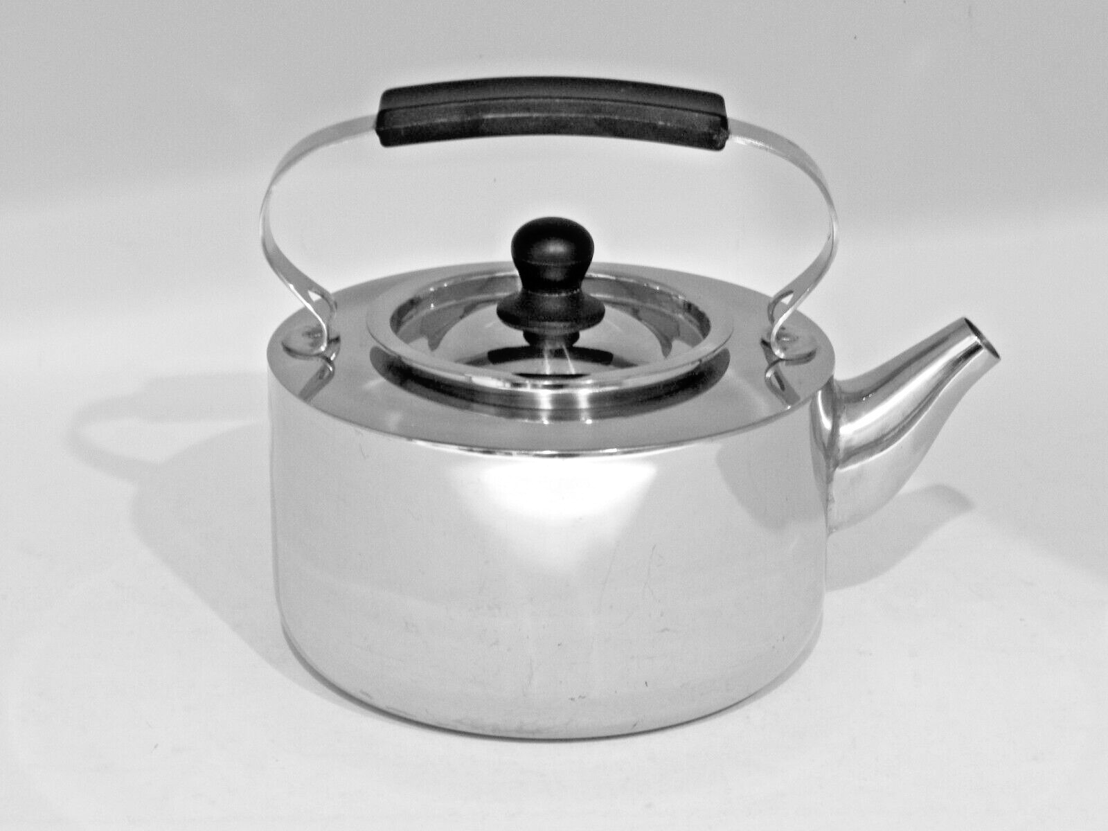 Vintage Modernist DANSK Stainless Tea Kettle by GUNNAR CYREN Hard to ...