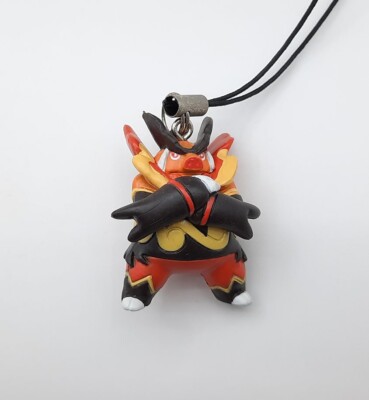 Pokemon Emboar 1.5" keychain charm strap figure toy | eBay