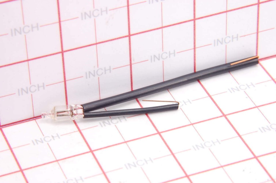 Lot of 10 INDICATOR NEON LAMP NE2 Glow Lamp, Insulated Leads w/Resistor ...