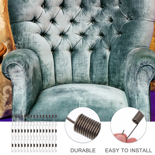 100 Pcs Sofa Spring Hook Replacement Parts Sagging Couch Support | eBay