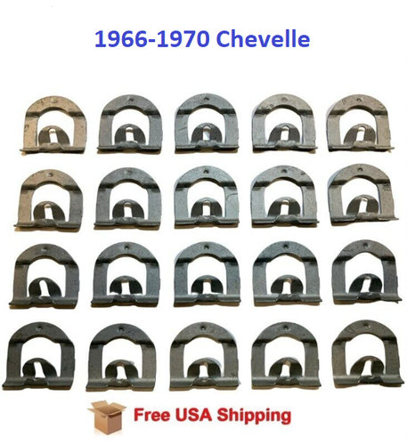 For 1966-70 Chevelle Rear Glass Window Front Windshield Molding Trim ...