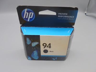 GENUINE HP 94 Black Ink Inkjet Print Cartridge Exp 2013 | eBay