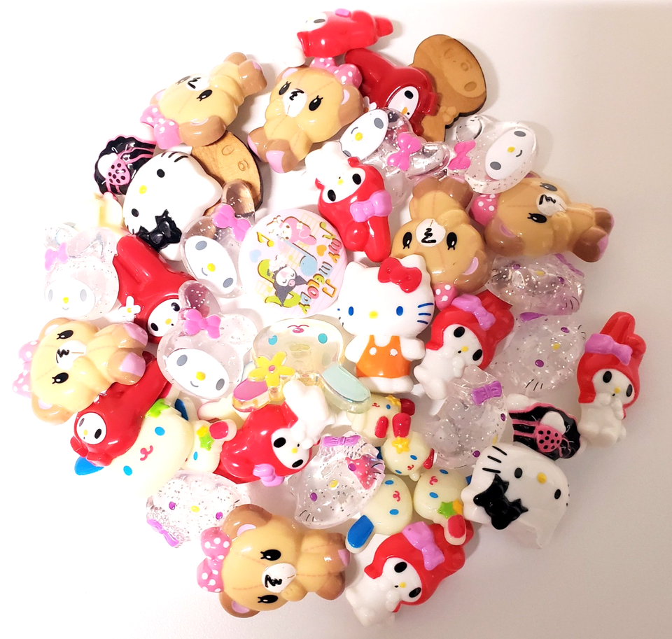 Sanrio Buttons 40pieces My Melody Charmmy Kitty Usahana Hello Kitty ...