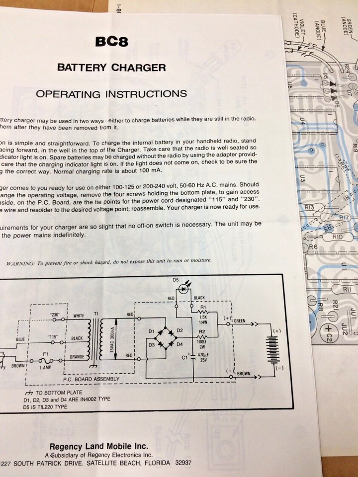 RELM REGENCY Communications VINTAGE Brochures, Manuals, Information ...