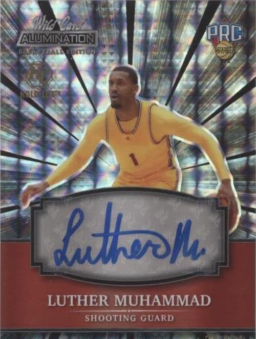 2021-22 Wild Card Alumination - Autographs Luther Muhammad Holo-Lux ...