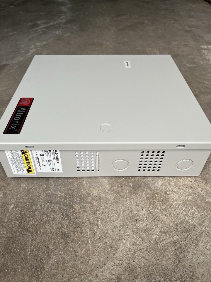 AL600ULX Power Supply/Battery Charger 12VDC/24VDC @ 6A Grey Enclosure ...