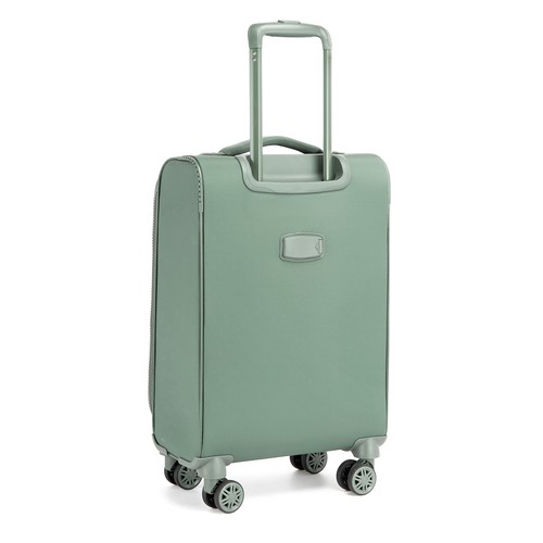 Durable Nylon Soft Shell Suitcase 20Inch 4 Wheels Hand Luggage 32L ...