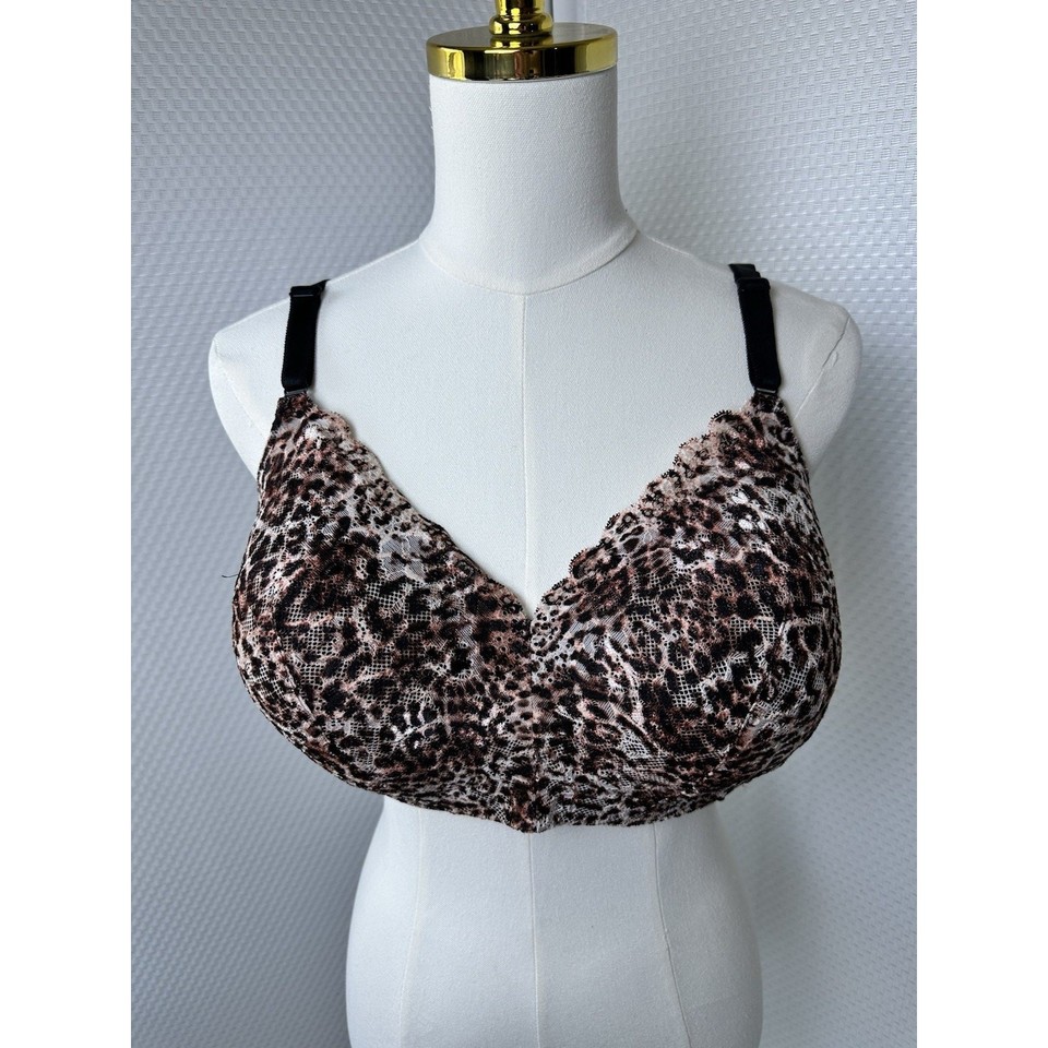 Torrid Curve Animal print Wireless Bra Size 44C | eBay UK