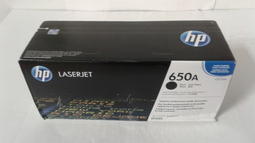 HP Toner Ctg 650A, Black CE270A for HP Color LaserJet Enterprise M750 ...