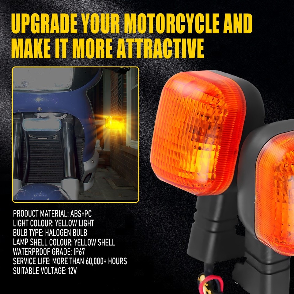 4X Motorcycle Turn Signal Blinker Lights For BMW F650 GS / F650 GS ...