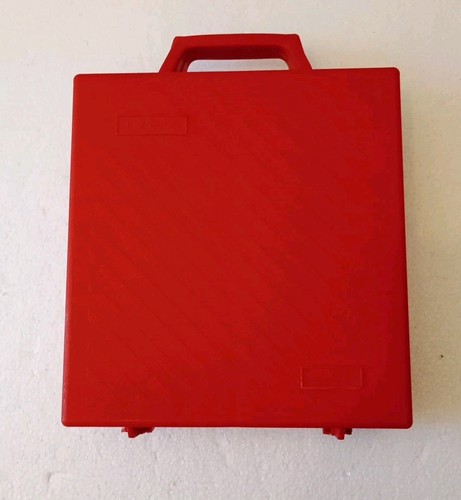 I Love Music - Red Cassette Tape Storage Plastic Case Holds Upto 24 ...