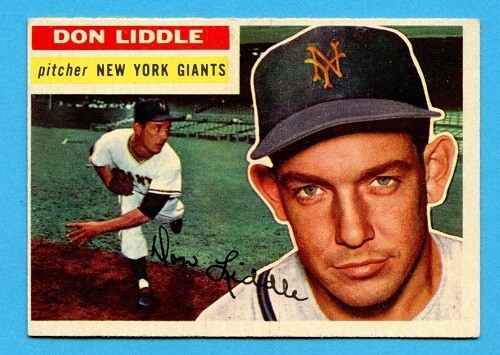 1956 TOPPS # 325 DON LIDDLE NEW YORK GIANTS EX | eBay