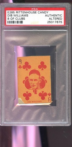 1933 E285 Rittenhouse Candy 8 Dibrell Dib Williams PSA A Graded ...