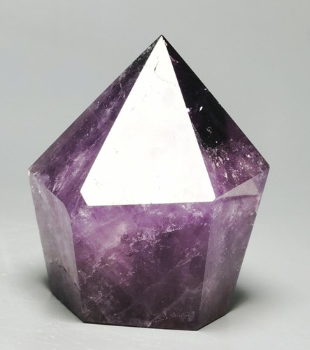 Natural Amethyst Quartz Crystal Single-End Terminated Wand Point ...