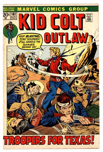 Kid Colt Outlaw #161 VGF 5.0 1972 Gil Kane Cover | eBay