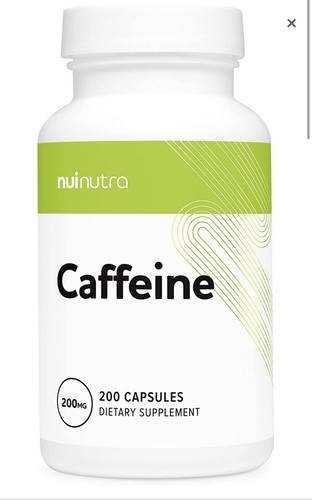 NuiNutra Caffine Pills, 200 Capsules, 200mg Per Pill, Exp 3/25 | eBay