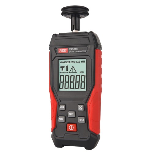 TASI Digital Tachometer Contact Type Mini RPM Tester Meter LCD Display ...