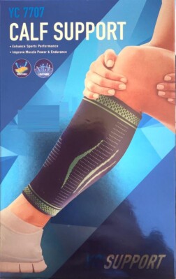 Calf Leg Elastic Support Bandage Compression Wrap Brace Shin Splints ...