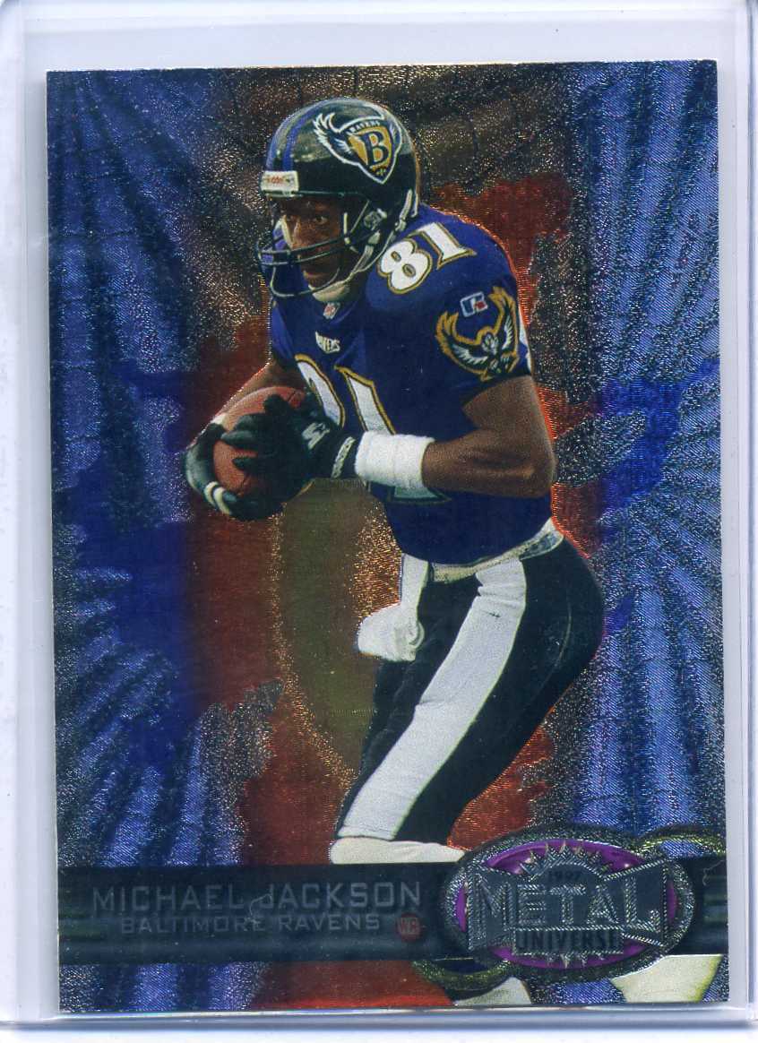 MICHAEL JACKSON 1997 Skybox Metal Universe #57 - RAVENS | eBay
