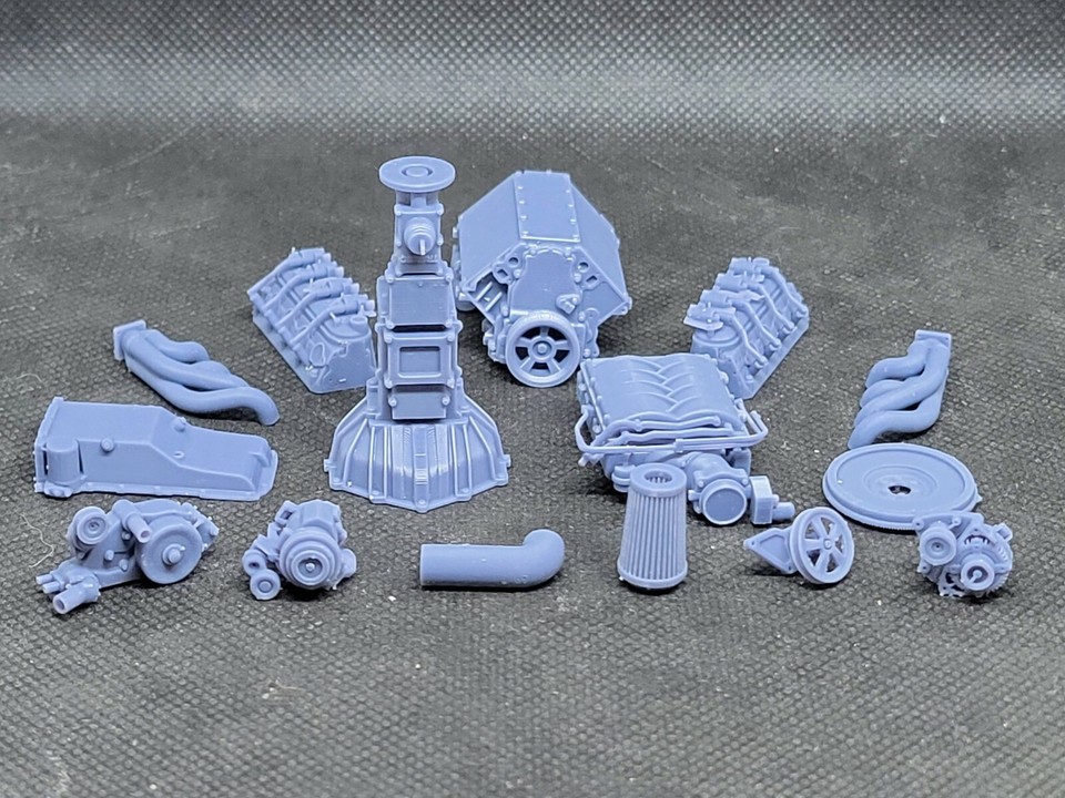 LS3 LS1 Magnuson Supercharged model engine resin 3D printed 1:24-1:8 ...