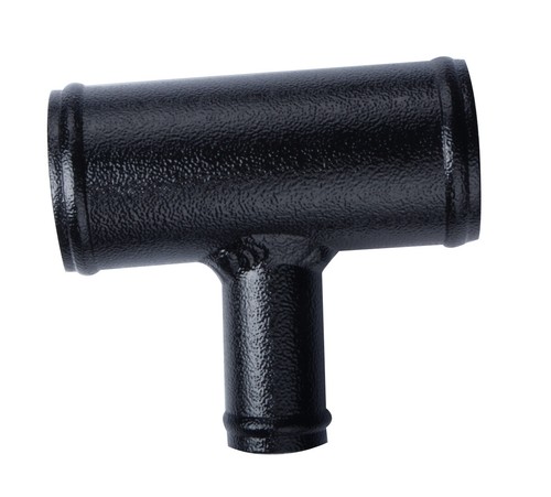 1.77" 45mm OD Aluminum T-Piece Pipe Hose Connector Joiner Spout 25mm OD ...