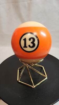 Strip Orange #13 ball Individual Pool Ball Billiard 2 1/4” Replacement ...