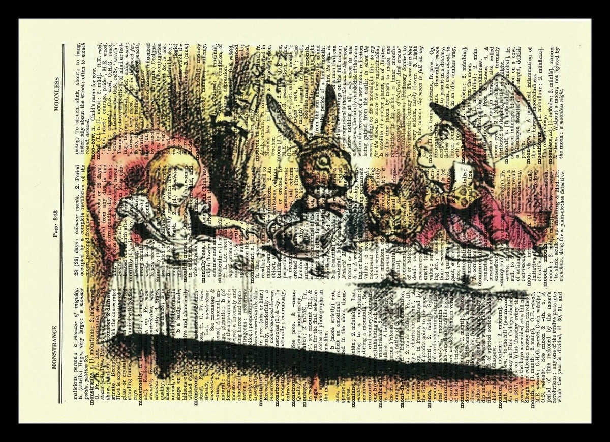 Alice In Wonderland Book Illustrations Mad Hatter