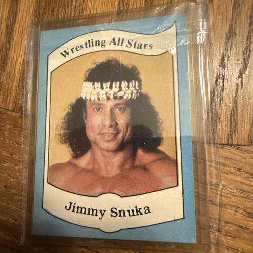 Jimmy Snuka 1983 Wrestling All Stars Card Series A #7 Superfly WWF WWE ...