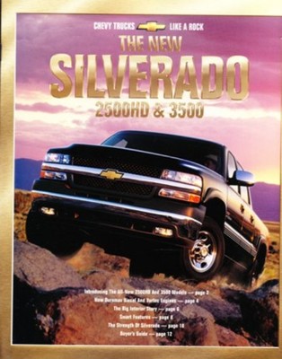 2001 01 Chevrolet Silverado 2500HD & 3500 brochure | eBay