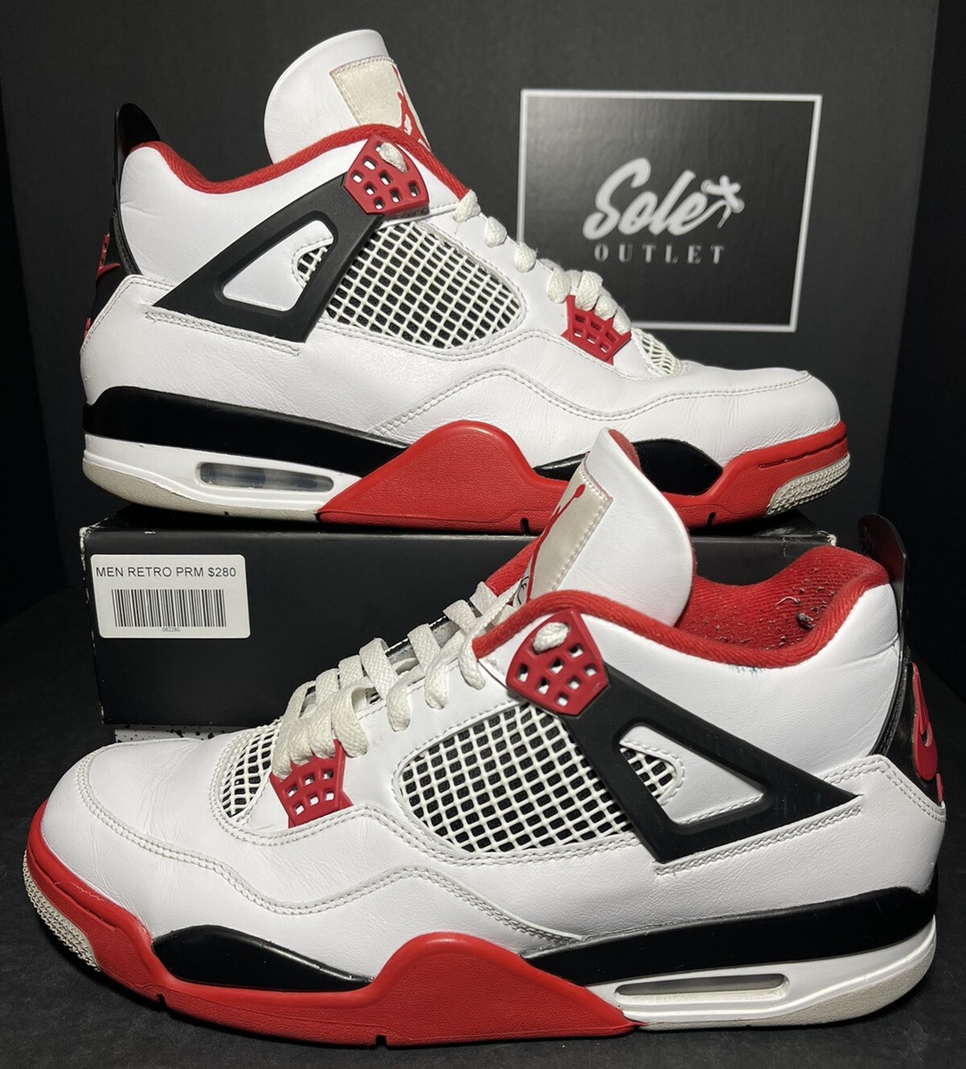 Jordan 4 Og Fire Red