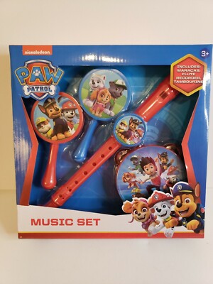 Nickelodeon Paw Patrol Boxed Music Set Musical Instruments NEW | eBay
