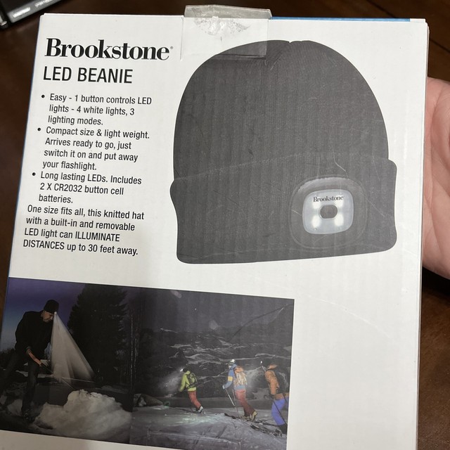 Brookstone LED Beanie. Compact Size And Light Weight. A6 for sale ...