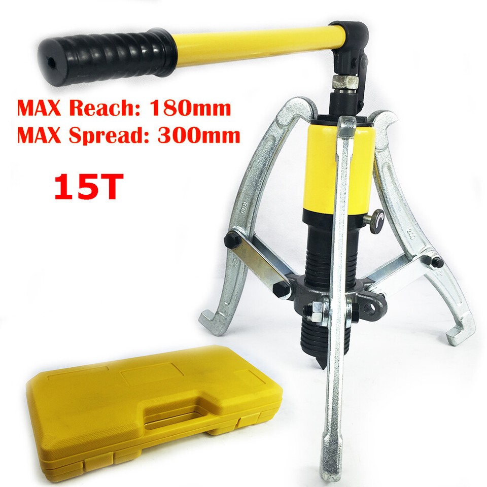 15 Ton Profi Hydraulik Abzieher Hydraulische Radnaben Polrad 3-Arm ...