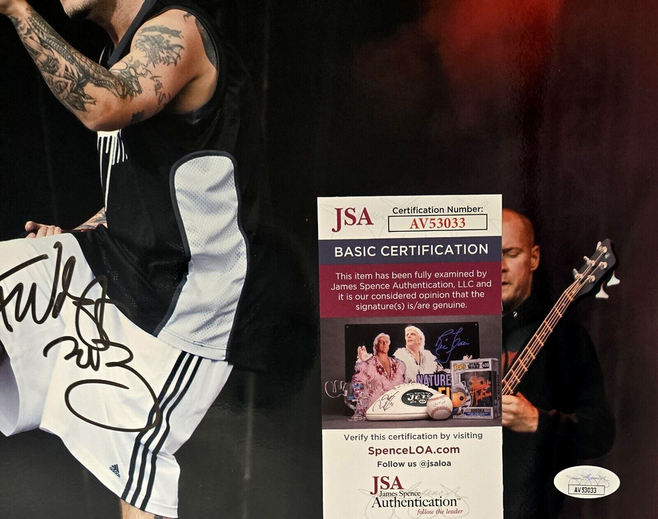Fred Durst Signed Photo Limp Bizkit Autograph Nookie Rollin 11x14 JSA ...